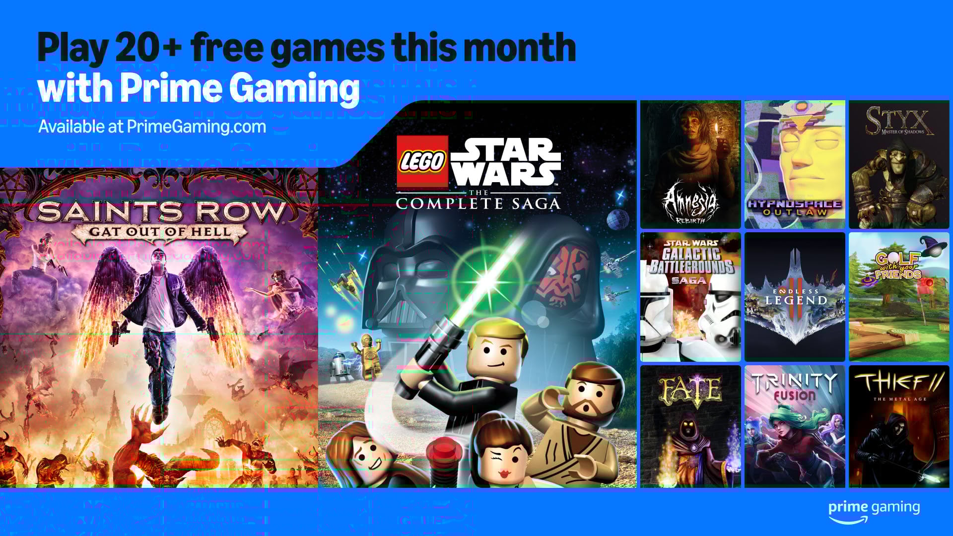 Amazon Prime Gaming’s 23 ‘free’ games for May include Lego Star Wars ...
