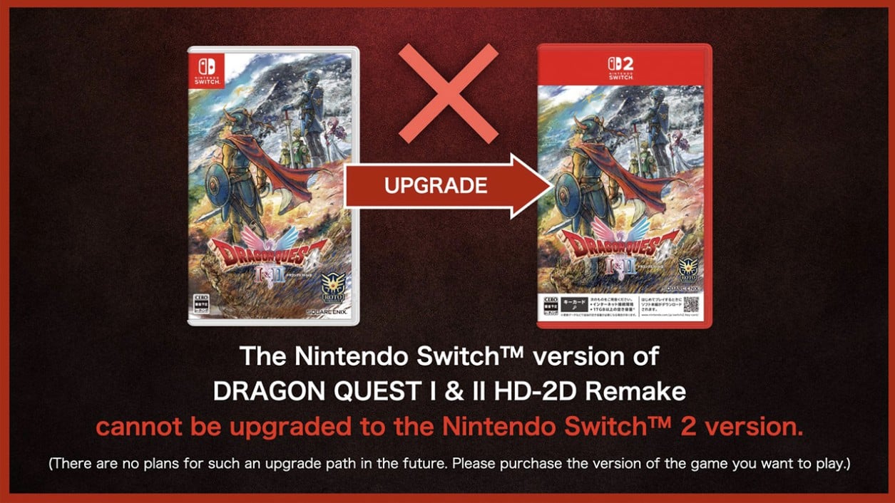 Dragon Quest 1 & 2 HD-2D Remake won’t offer an upgrade path to Nintendo Switch 2 | VGC
