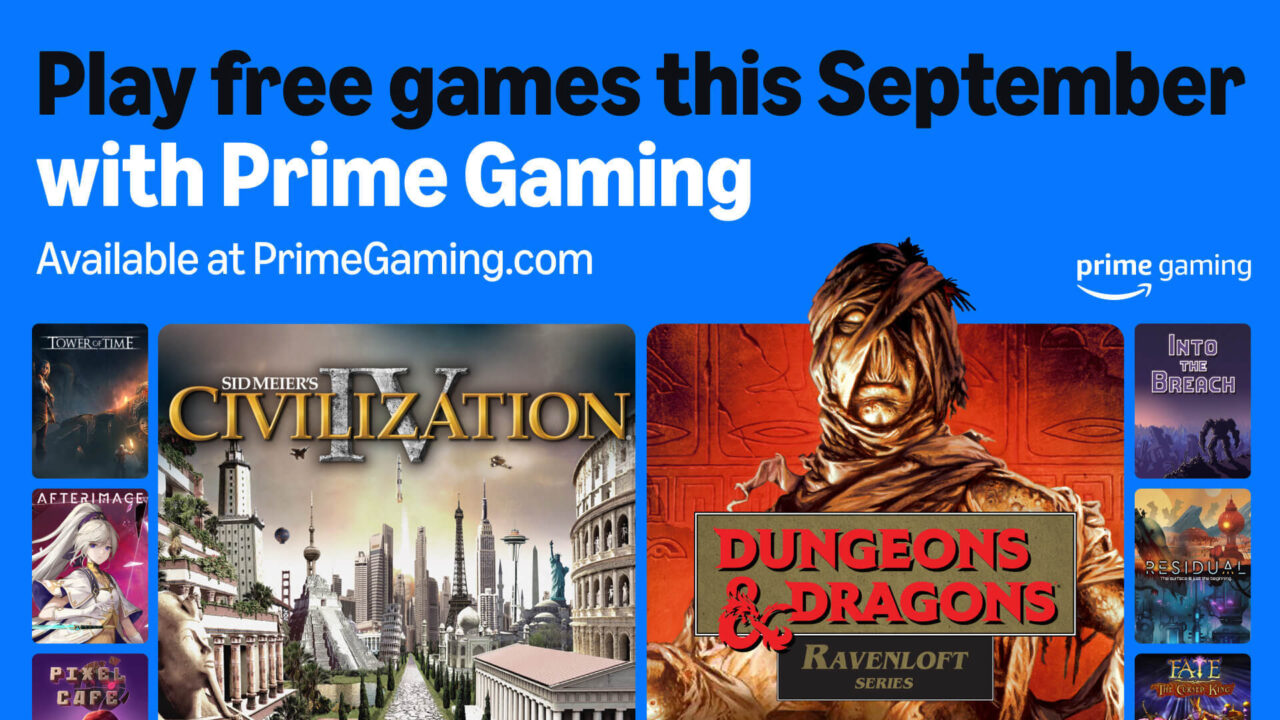 Amazon Prime Gaming’s 11 ‘free’ games for September include ...