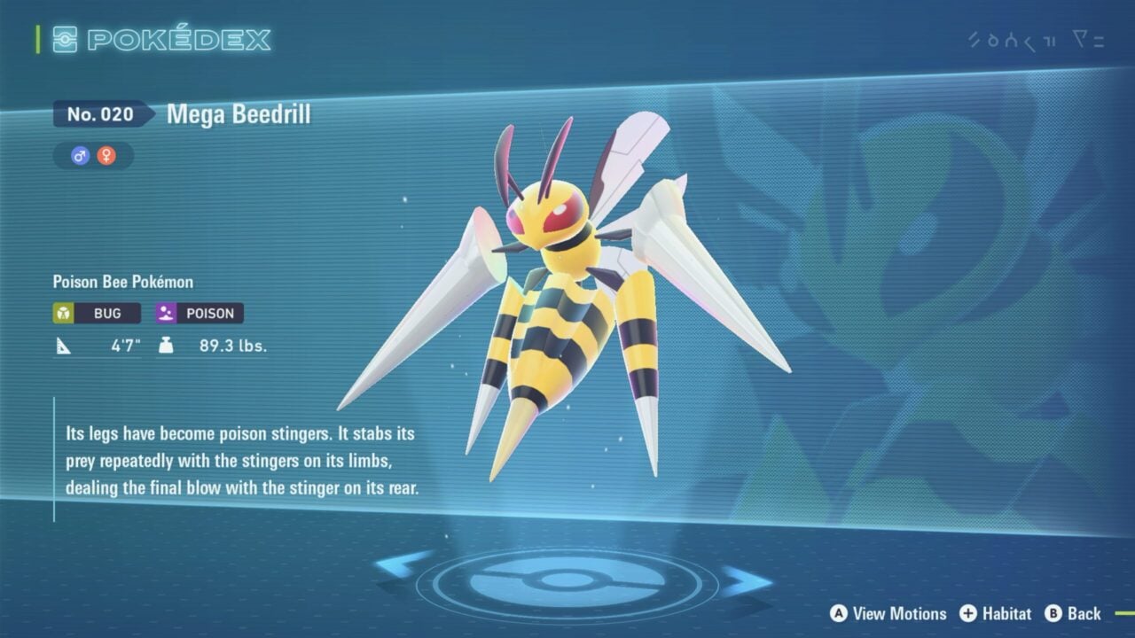 Pokemon Legends Z-A All Mega Evolutions: Every Mega Evolution and Mega ...