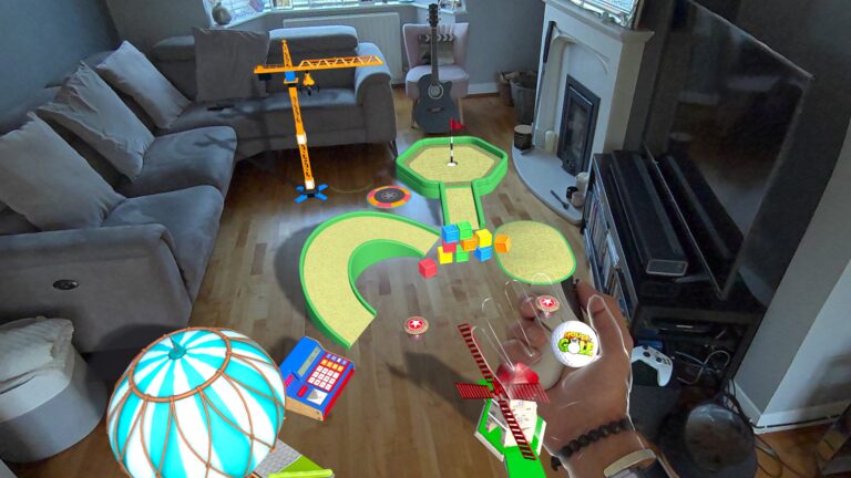 House of Golf VR uses mixed reality to let players create mini-golf ...