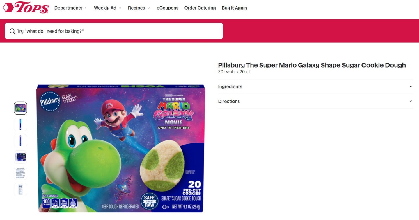 Pillsbury cookies reveal another look at Yoshi in The Super Mario ...