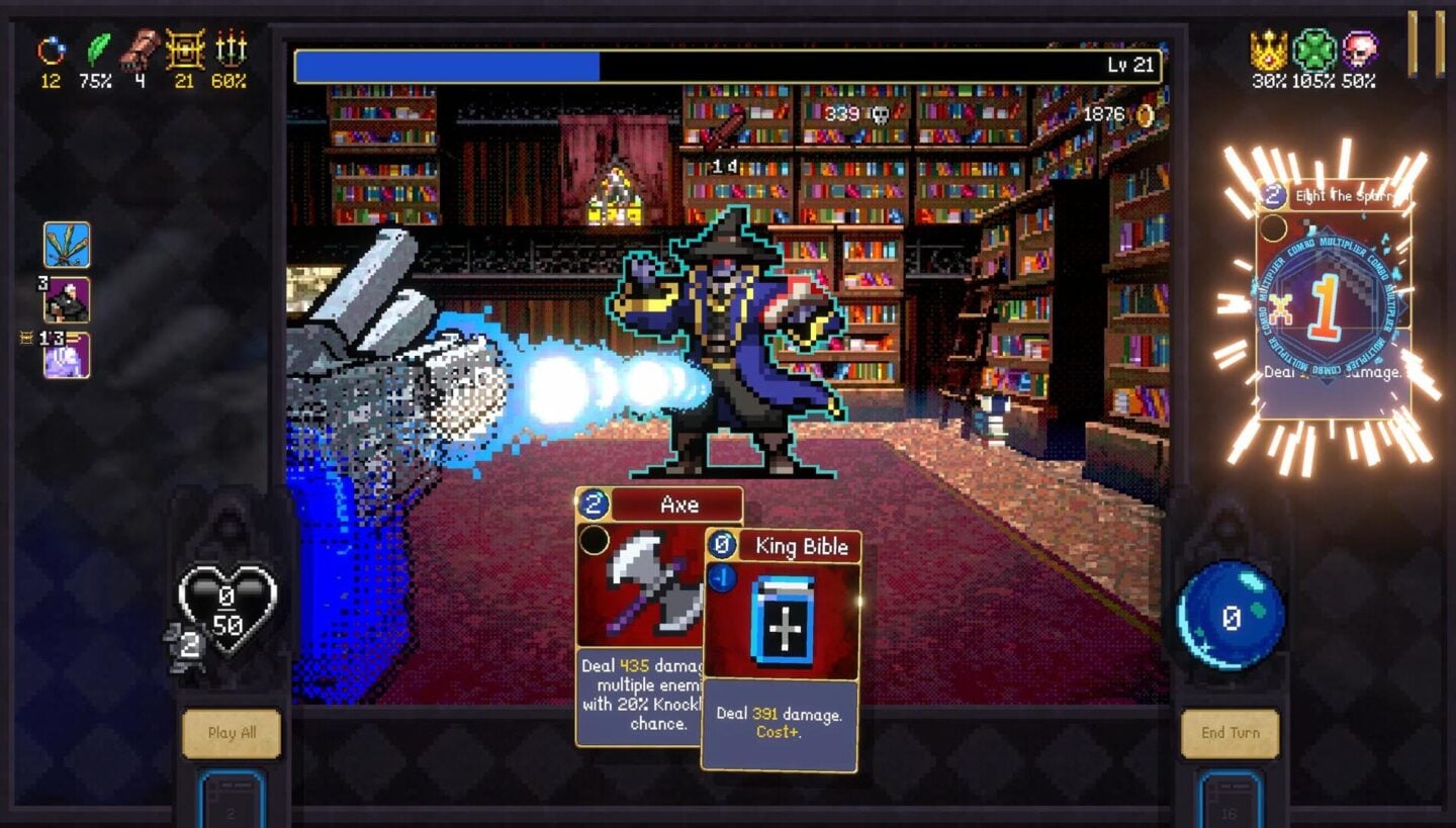 Vampire Crawlers, a first-person deck building Vampire Survivors spin ...