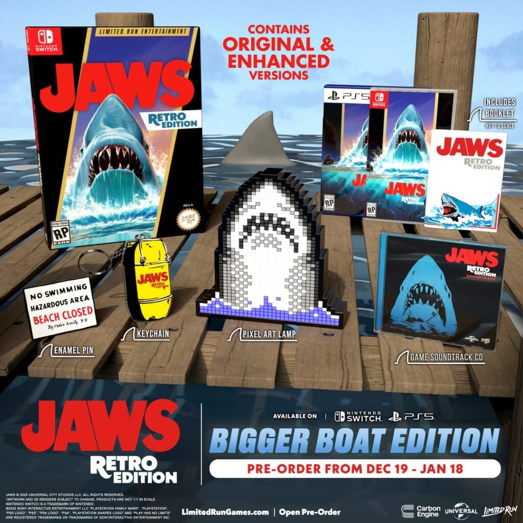 The NES Jaws game is coming to Switch, PS5 and PC, and includes a new ...