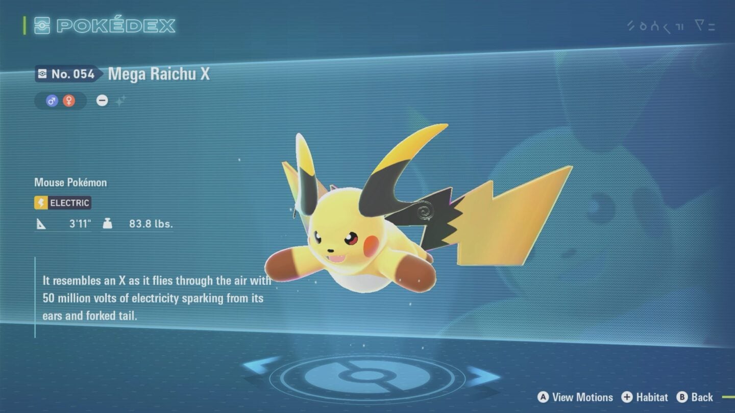 Mega Raichu X and Mega Raichu Y location Pokémon Legends Z-A Mega ...