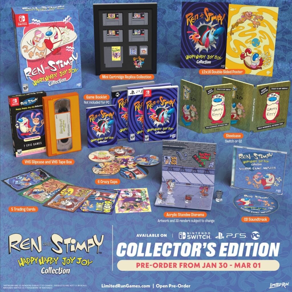 A seven-game retro compilation of Ren & Stimpy games has been announced ...