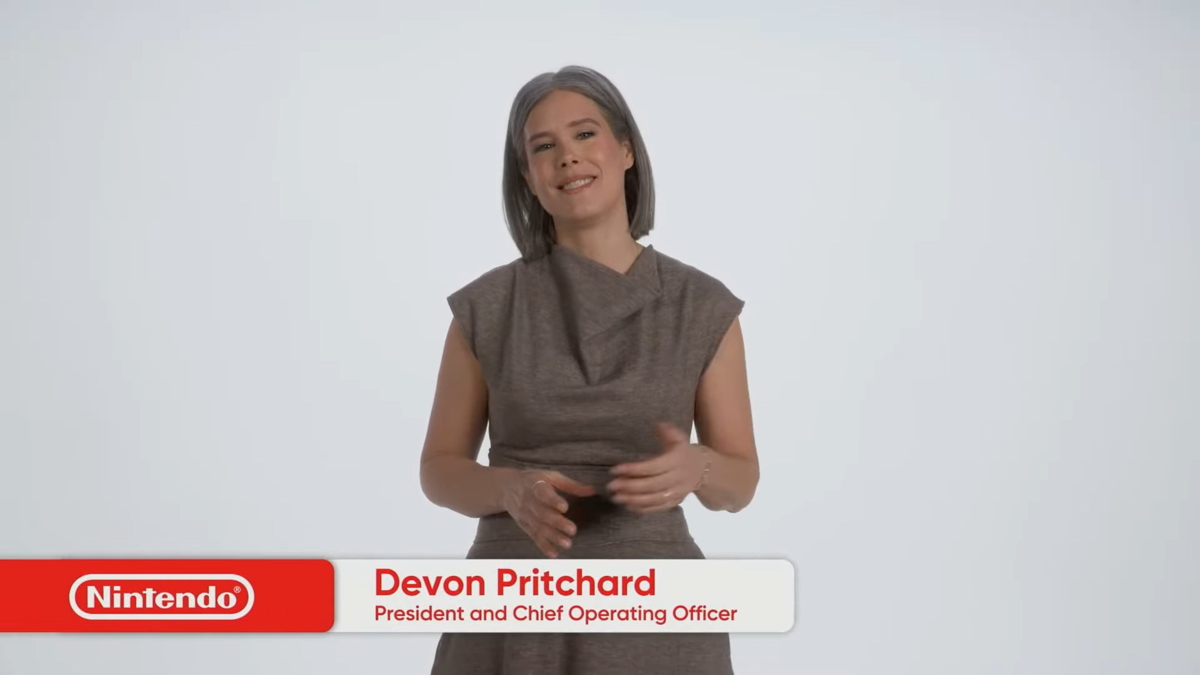 Nintendo of America’s new president Devon Pritchard makes her first industry appearance since ...