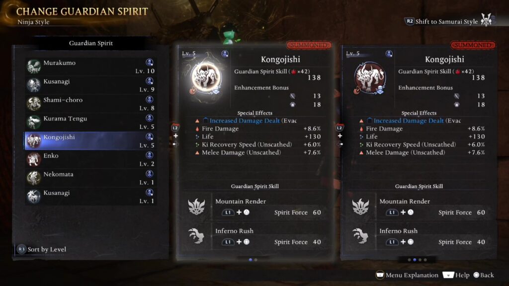 Nioh 3: All Guardian Spirits and Spirit Veins explained | VGC