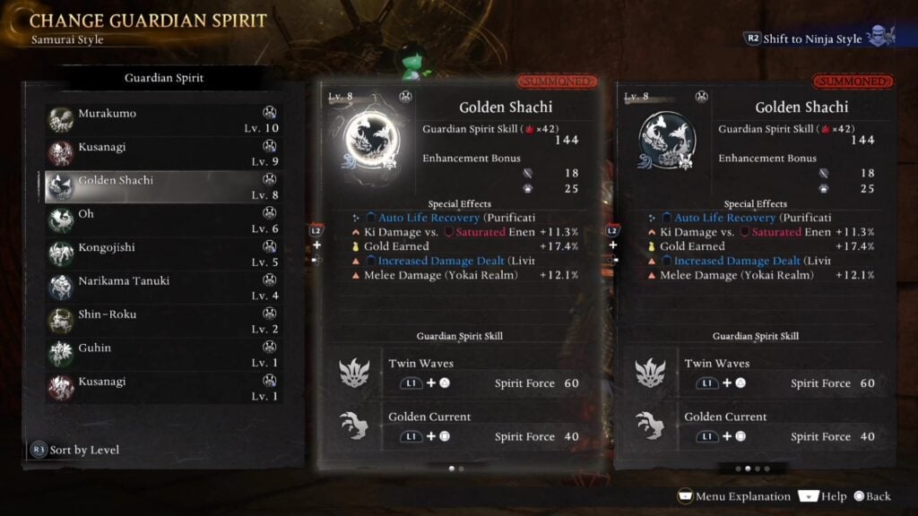 Nioh 3: All Guardian Spirits and Spirit Veins explained | VGC