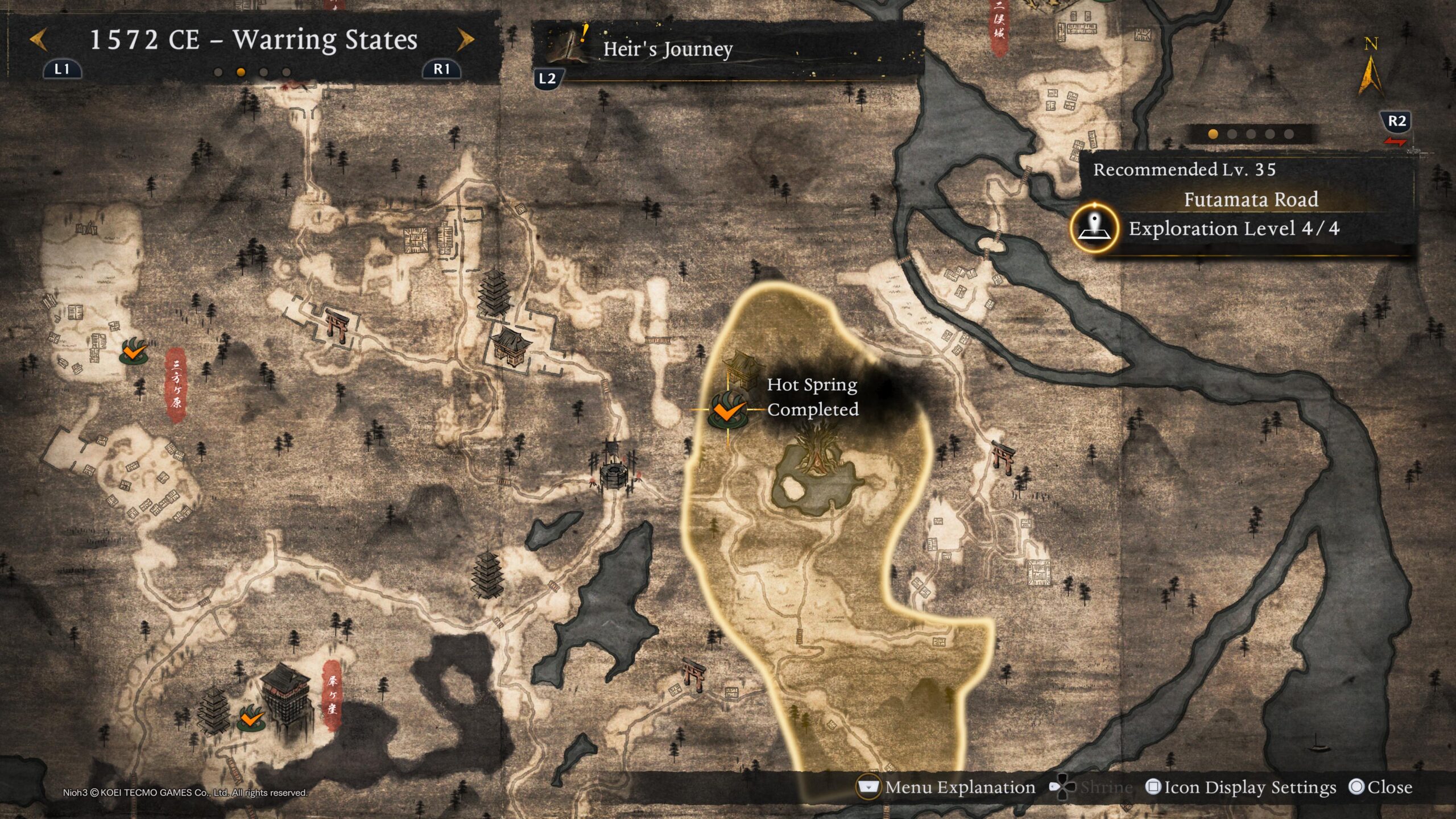 Nioh 3: All Hot Spring locations | VGC