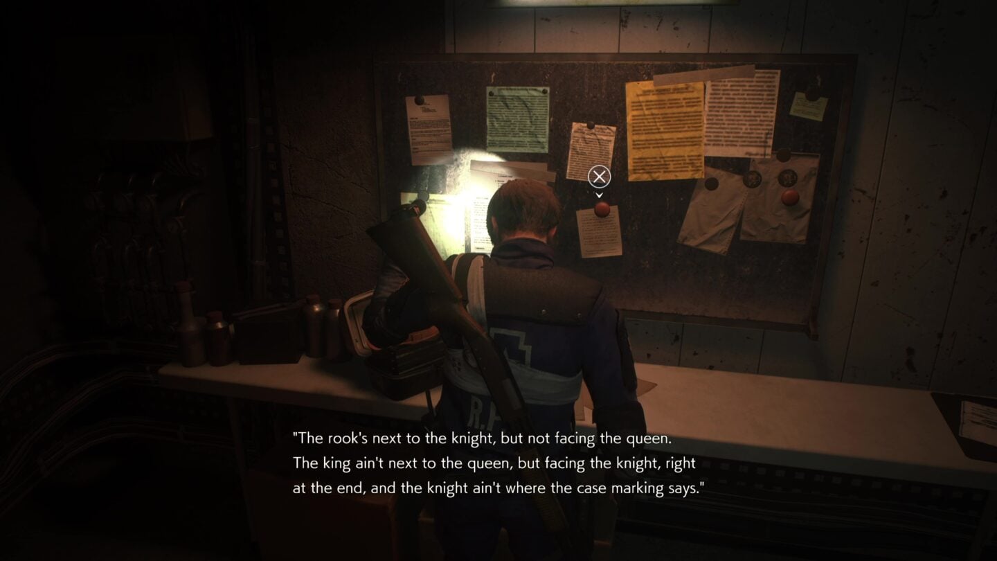 Resident Evil 2 Remake: Chess Plug puzzle 1st and 2nd run solutions | VGC