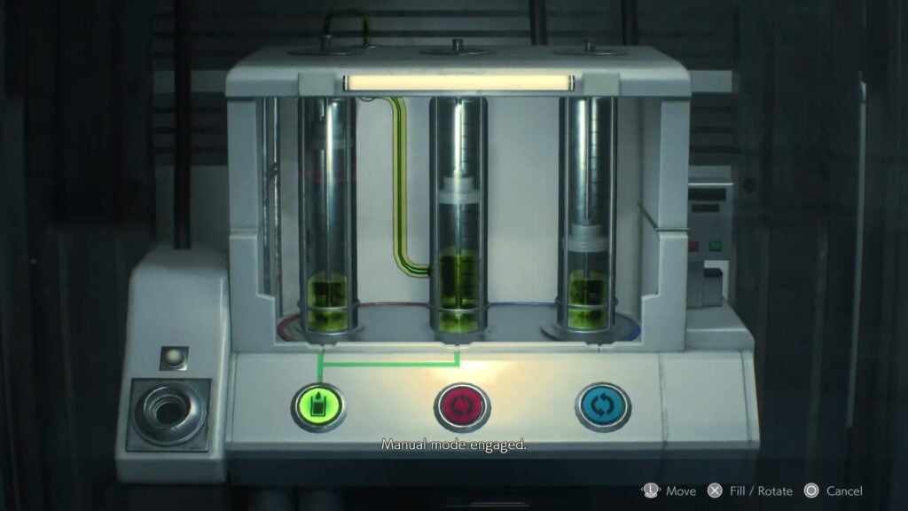 Resident Evil 2 Remake: Drug Testing Lab Dispersal Cartridge puzzle ...