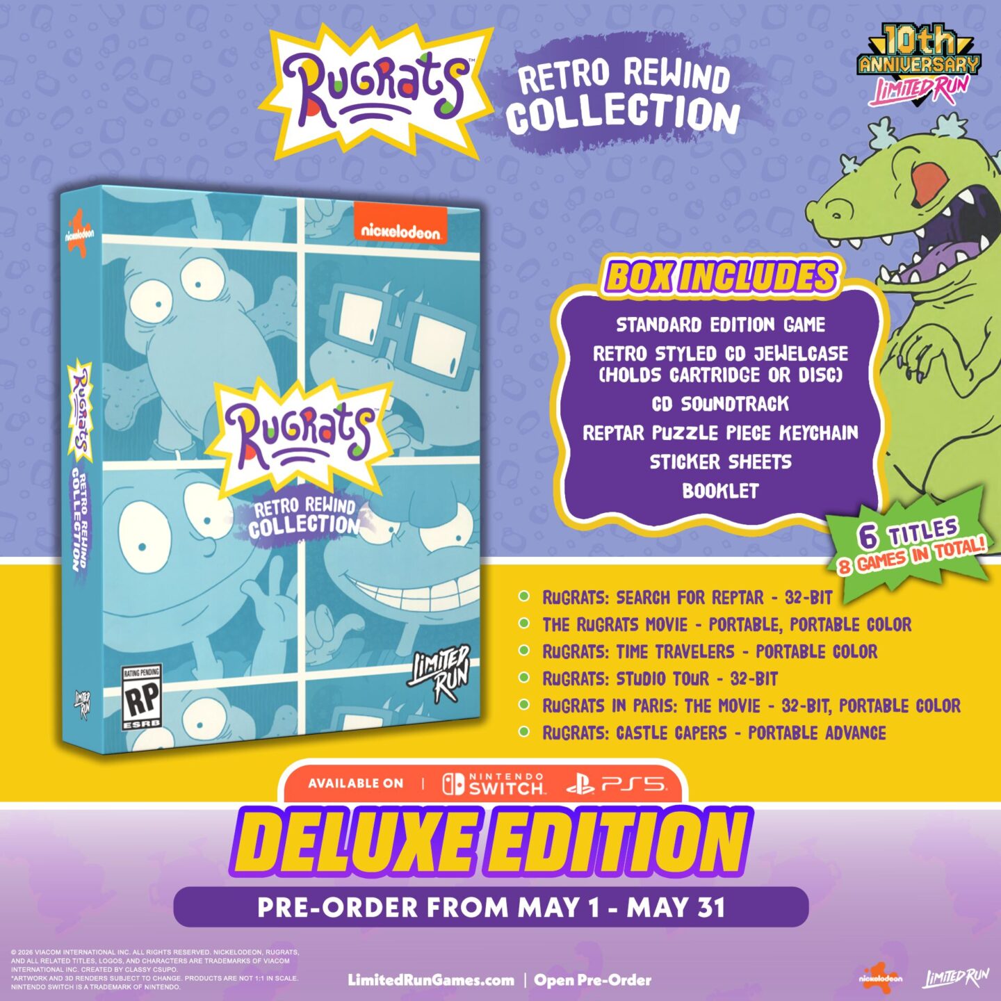 A six-game collection of retro Rugrats titles is coming next month | VGC