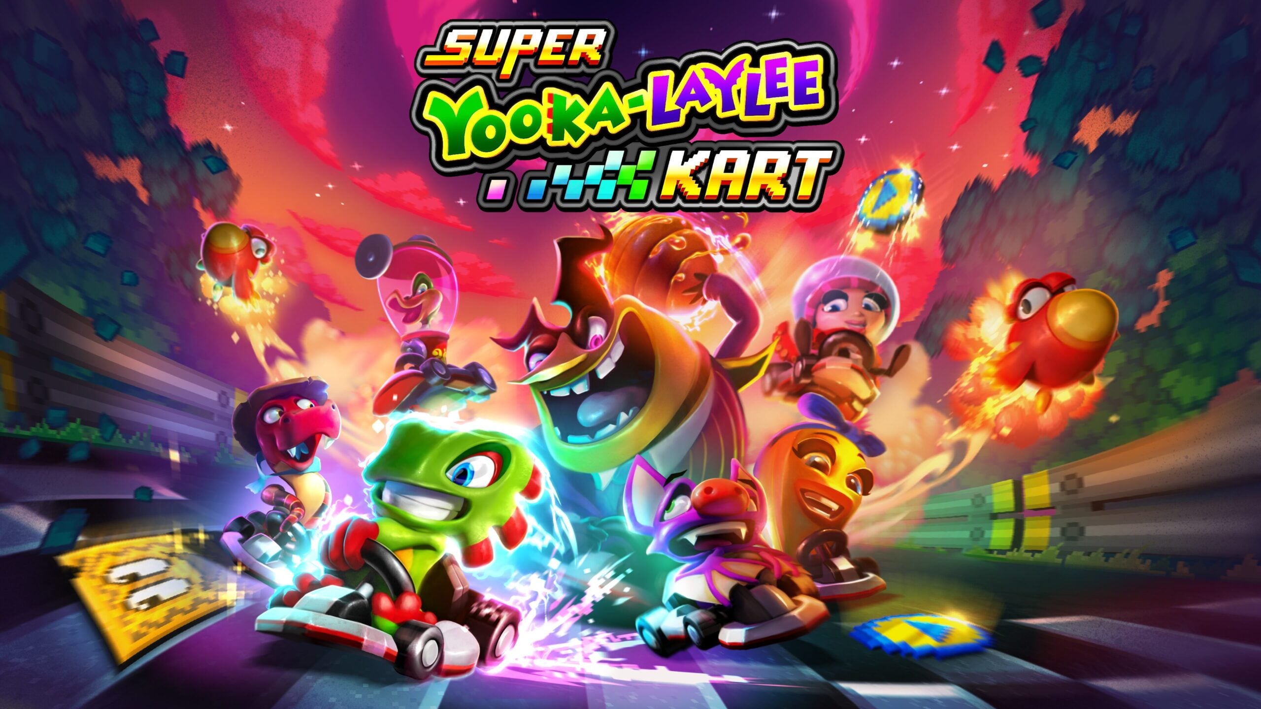 Diddy Kong Racing veterans reveal Super Yooka-Laylee Kart, an arcade ...